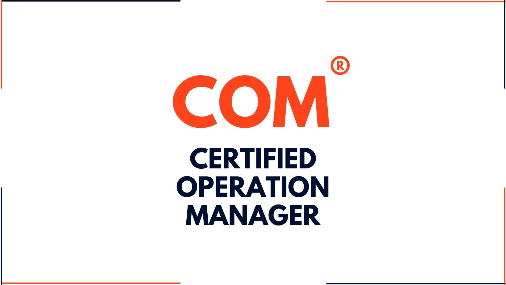 COM® Certified Operation Manager (Level 3) - CMTI