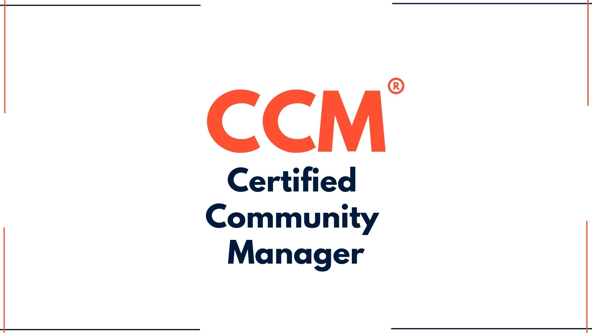 CCM® Certified Community Manager - CMTI