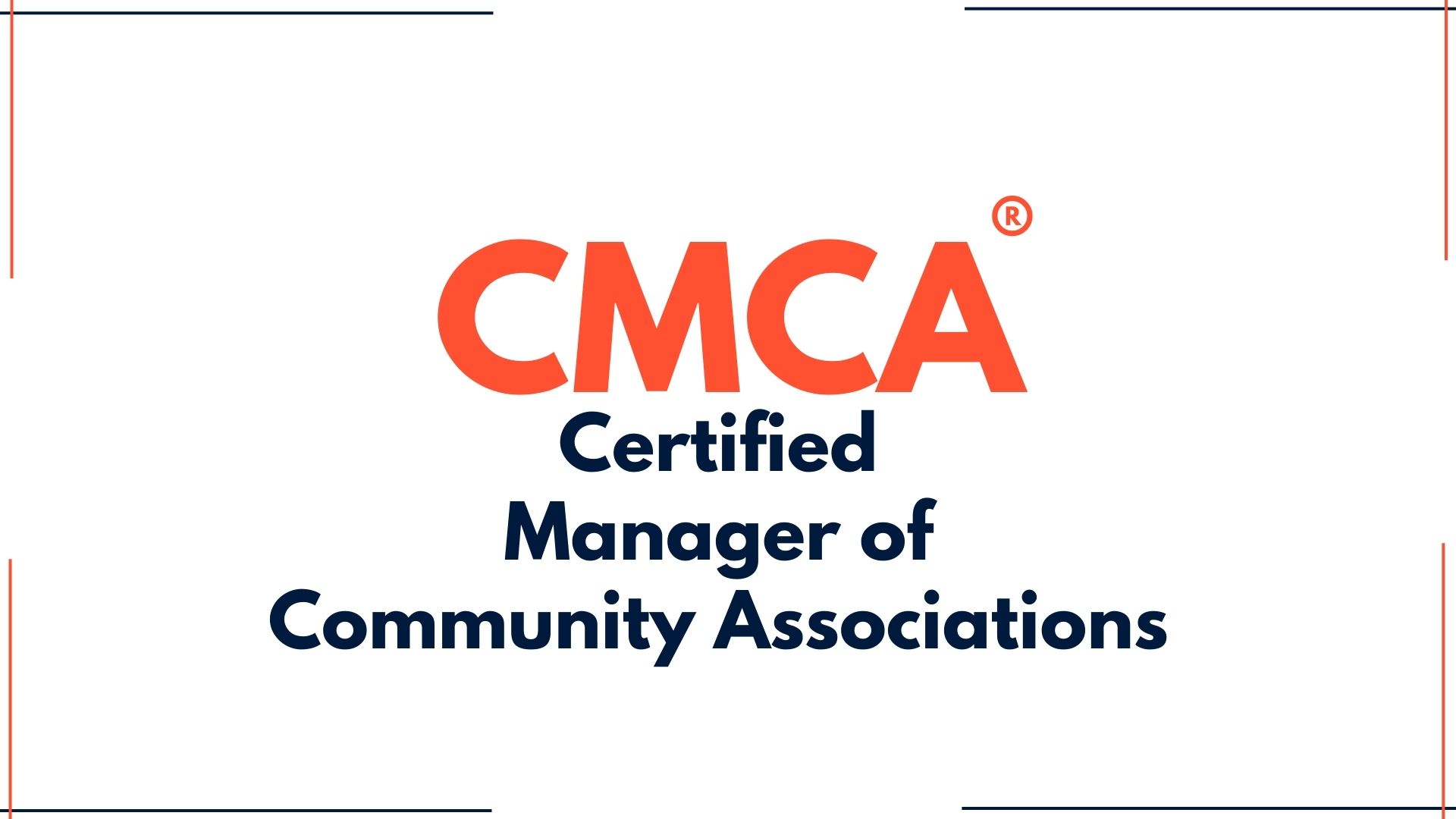 CMCA® Certified Manager of Community Associations - CMTI